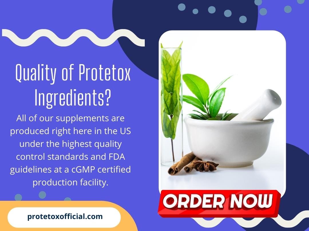 Quality of Protetox Ingredients?. Get The Perfect Figure With Protetox ...