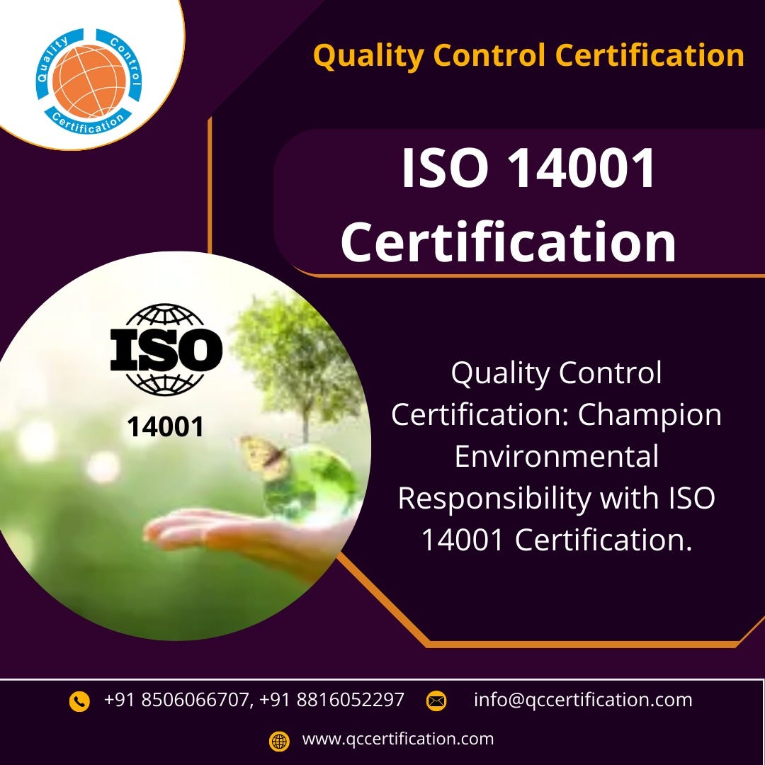 ISO 14001 Certification | Quality Control Certification - Kripa sharma - Medium