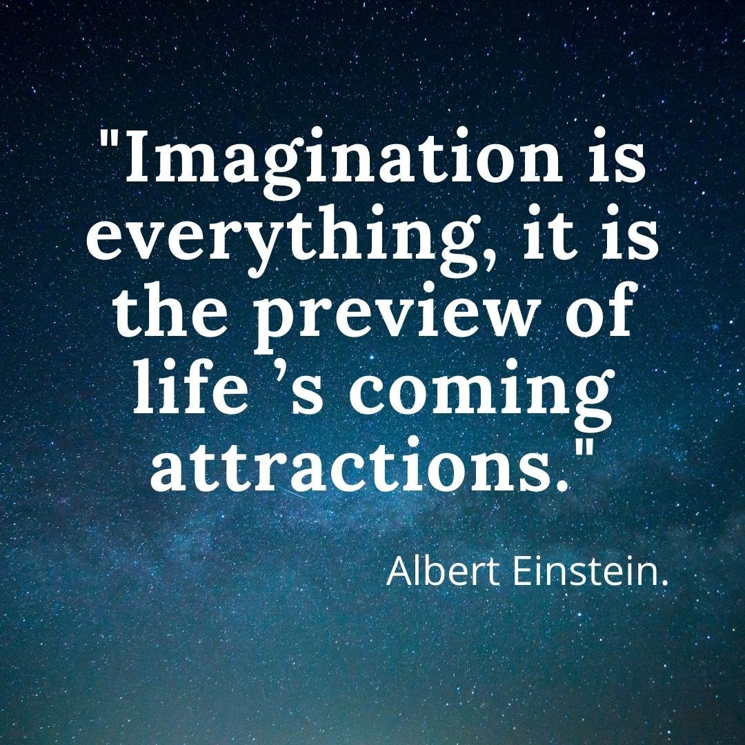 “imagination and visualization” - The Law of Attraction Vibes - Medium