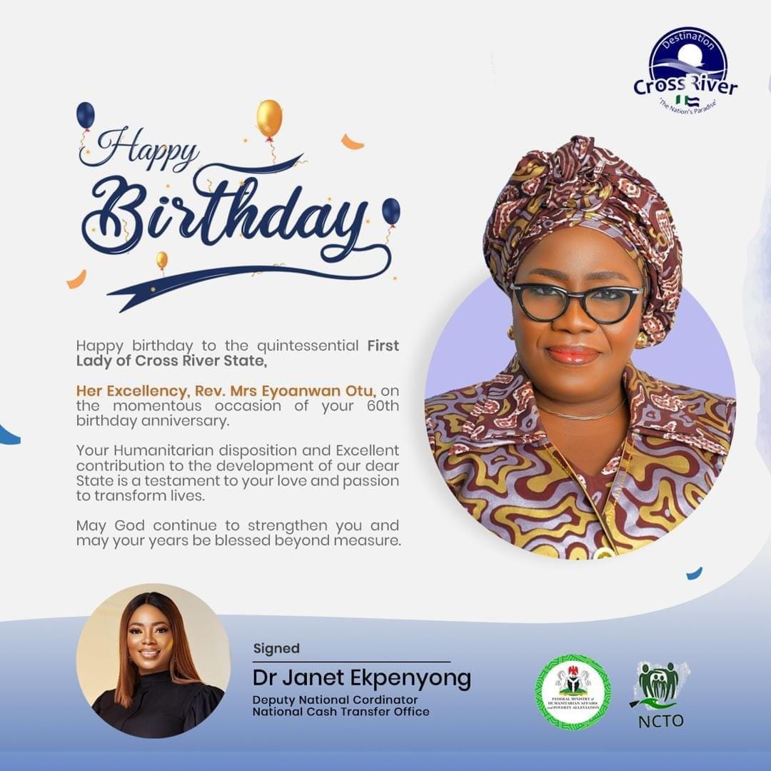 Dr. Ekpenyong celebrates Quintessential First Lady Describes Hwr as ...