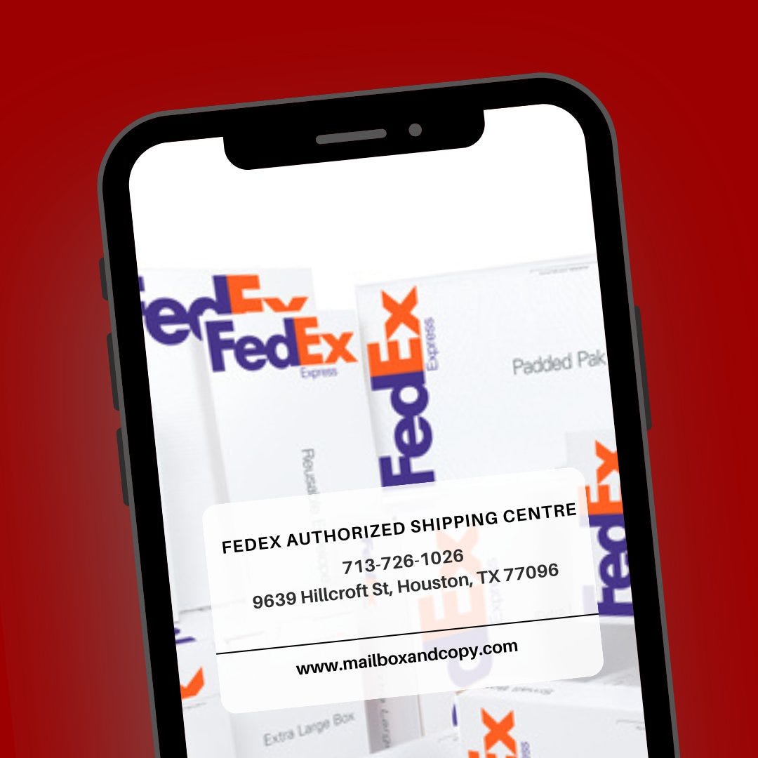 FEDEX Authorized Shipping Center - Mailboxandcopy - Medium