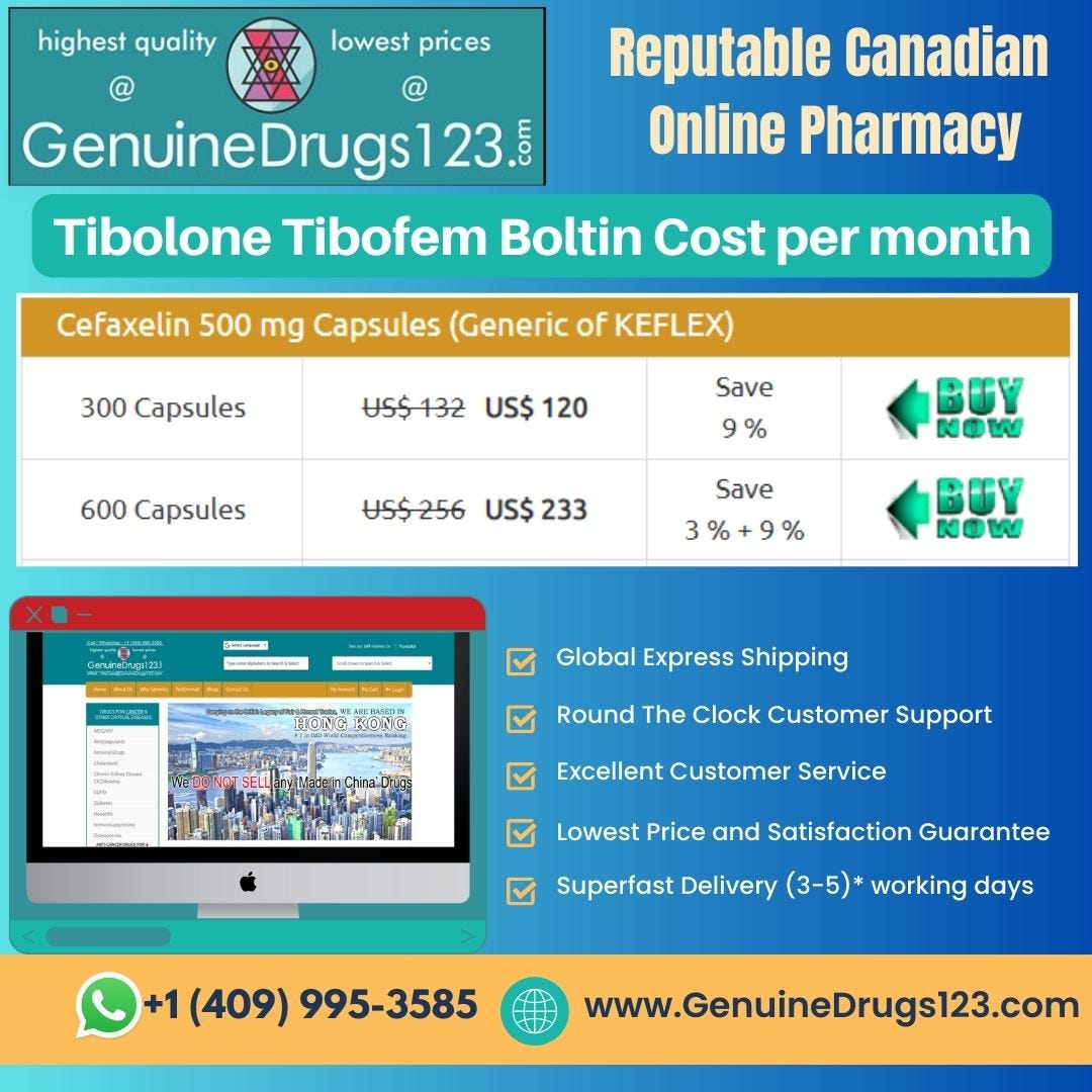 Tibolone Tibofem Boltin Cost per month - Danial Smith - Medium
