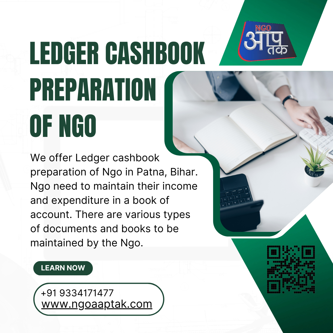 Ledger Cashbook Preparation Of Ngo in Bihar. - NGO AAP TAK - Medium
