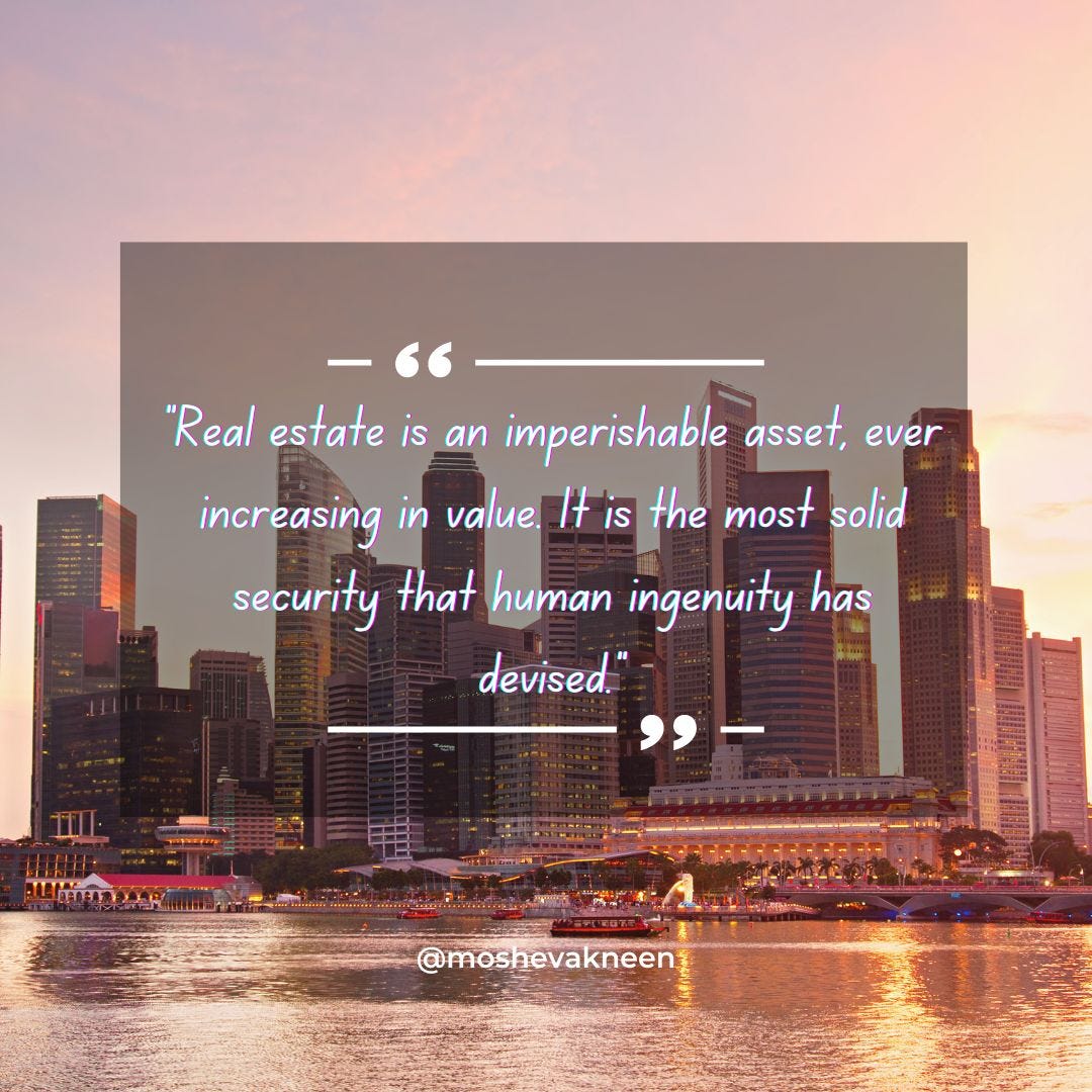 Moshe Vakneen on Why Real Estate Is the Most Imperishable Asset - Moshe ...