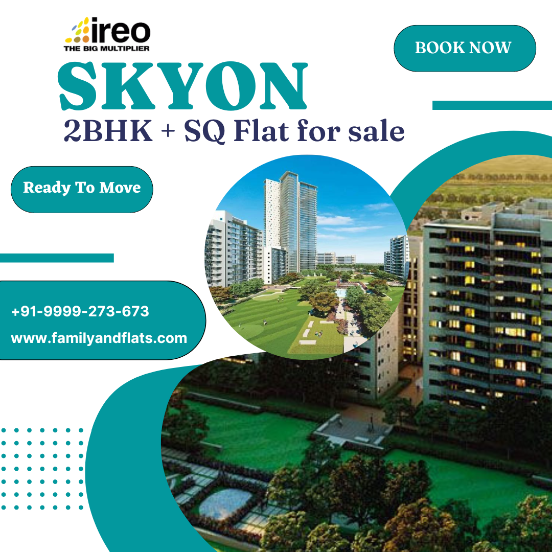 2BHK + SQ Flat for sale in IREO Skyon - IREO PROJECT - Medium