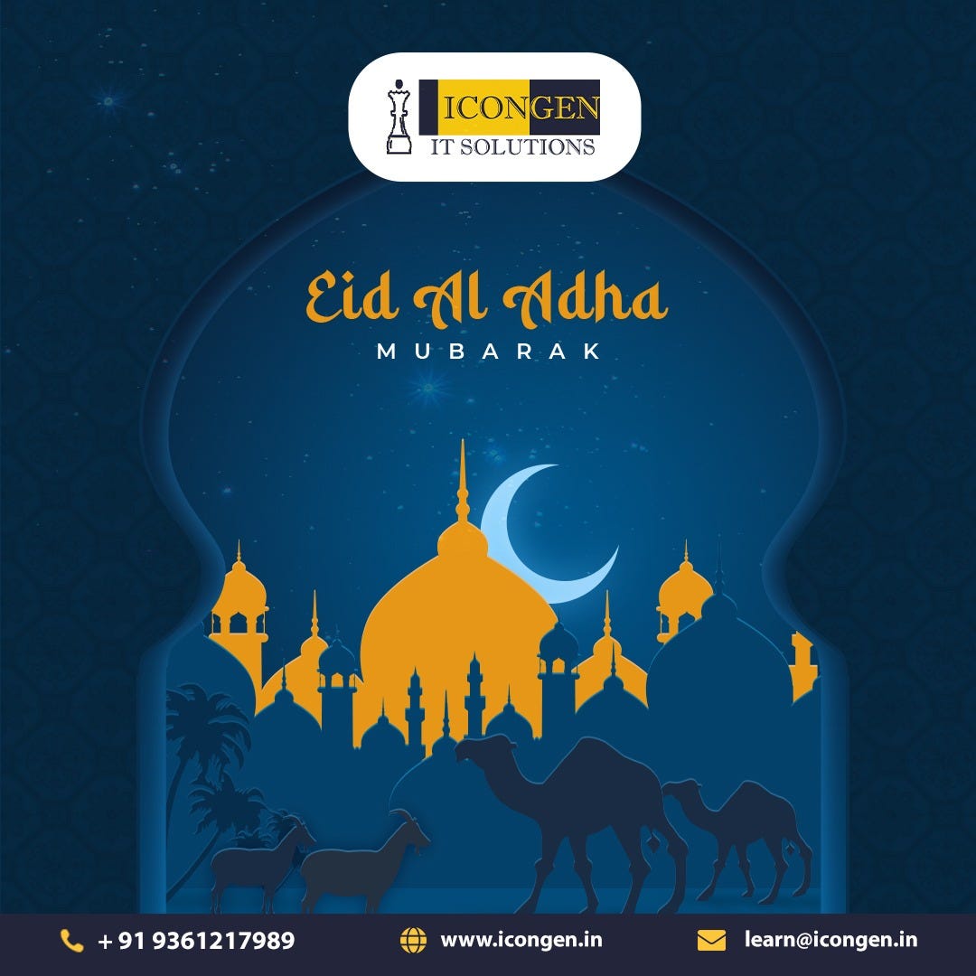 Happy Eid-ul-Adha Mubarak! - iconGen IT Solutions - Medium