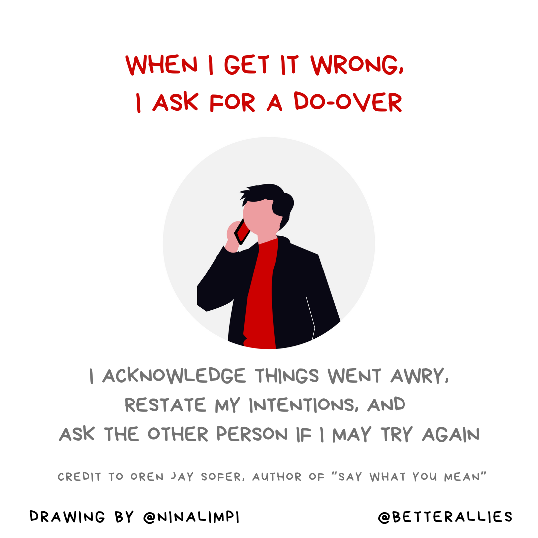 Embrace The Do Over And Other Actions For Allies By Better Allies® May 2025 Code Like A Girl