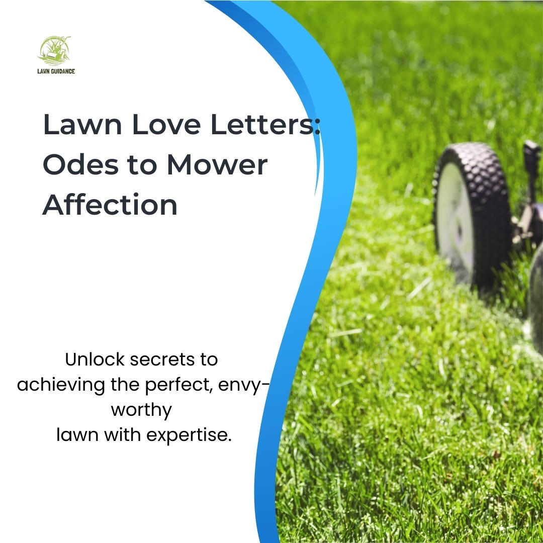 Lawn Love Letters: Odes to Mower Affection - James M. Chew - Medium