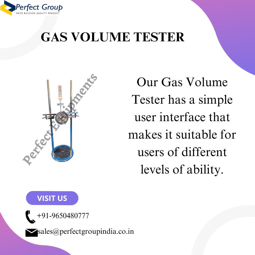 Gas volume tester | Perfect Group India - itnseo62 - Medium