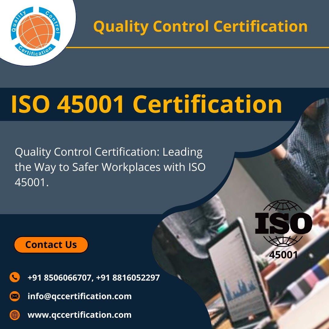 ISO 45001 certification | Quality Control Certification - Mansidigi - Medium