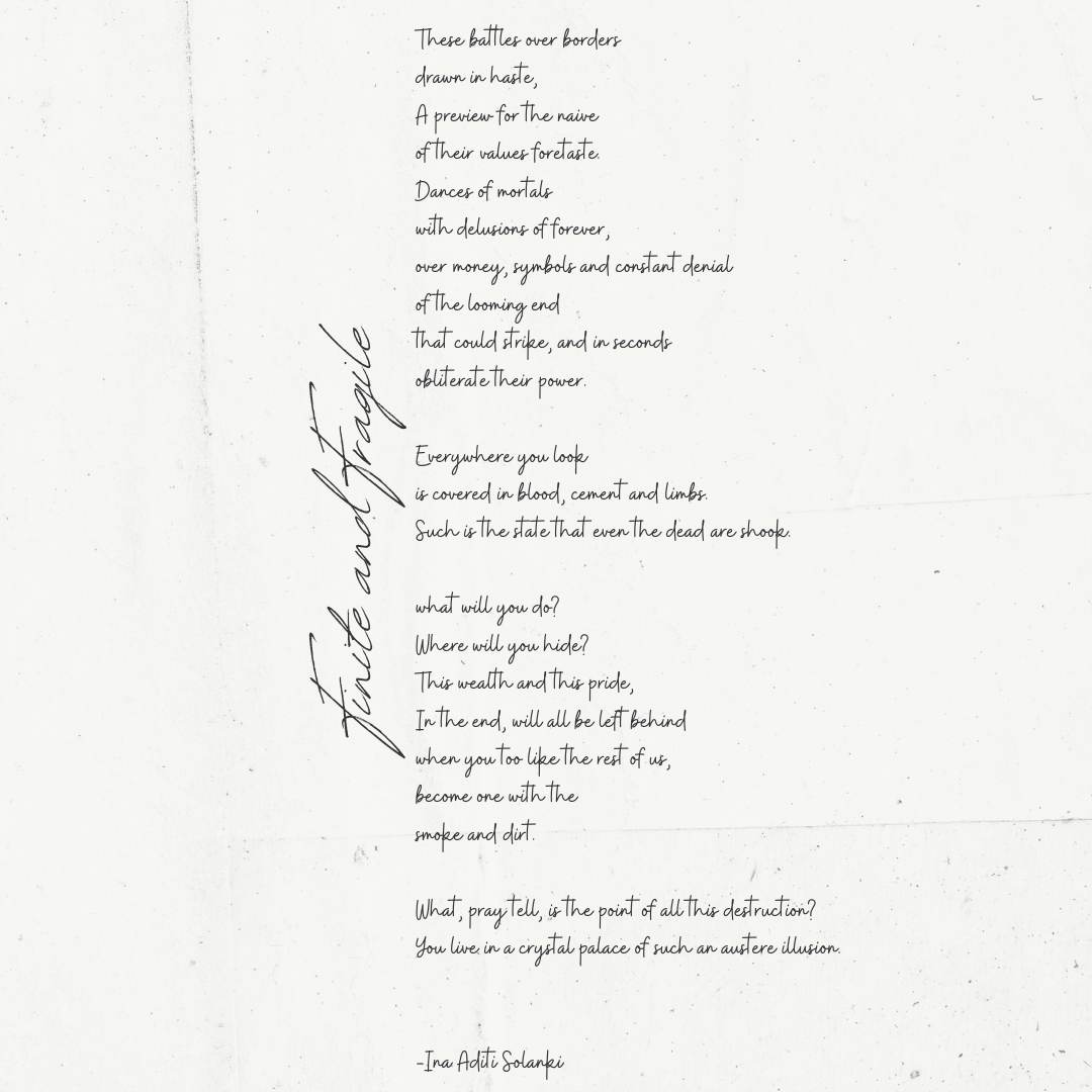 Finite and Fragile - Uninhibited Poetry - Medium