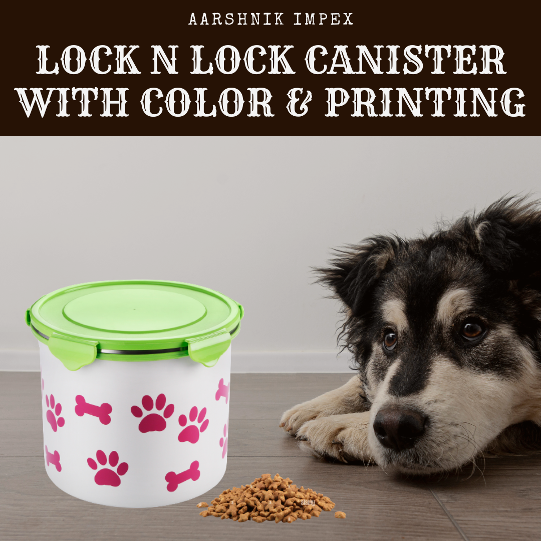 LOCK N KOCK CANISTER WITH COLOR & PRINTING… | by AARSHNIK IMPEX | Medium