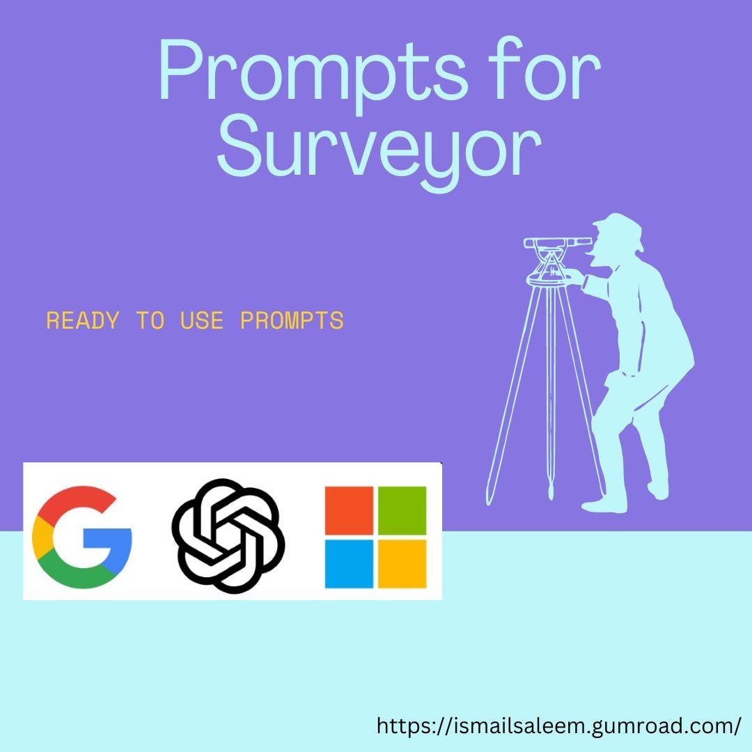 ChatGPT Prompts for Surveyor: Enhancing Data Collection and Analysis ...