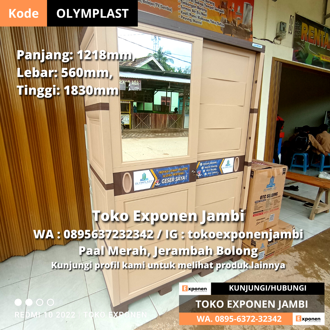Jual Lemari Pakaian Merek Olymplast di Kota Jambi — Toko Exponen Jambi ...