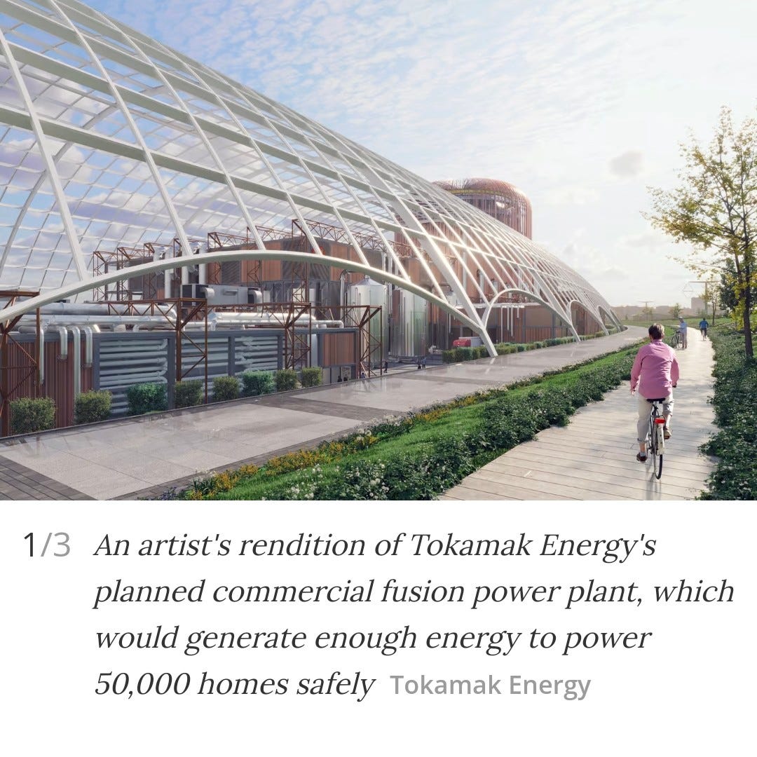 Tokamak Energy unveils images of fusion power plant slated for 2030s ...