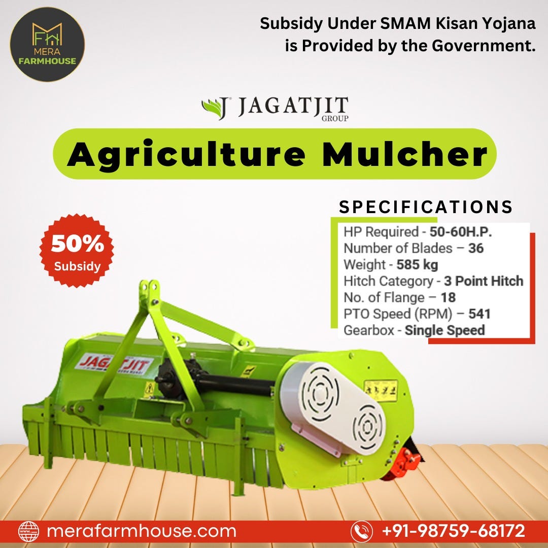 Agriculture Mulcher — J JAGATJIT GROUP - Merafarmhouse - Medium