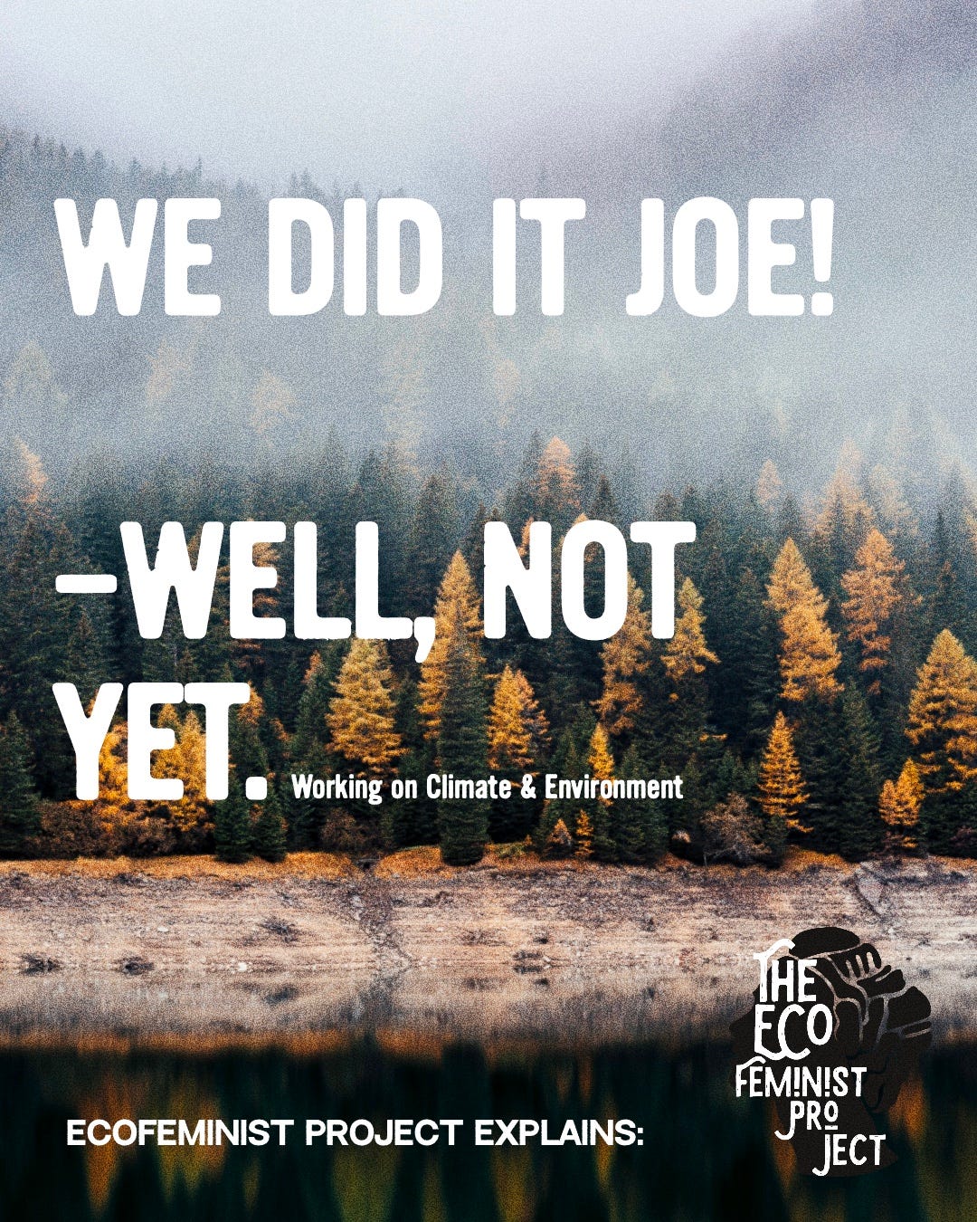We Did It Joe !— Well, Not Yet. - Pollen - Medium