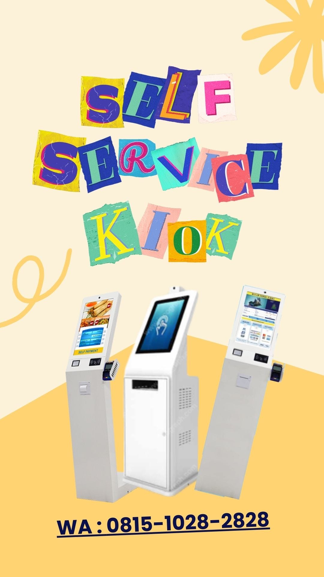 Promo! Self Sercive Kiosk Terbaik Jakarta, WA : 081510282828, contoh ...