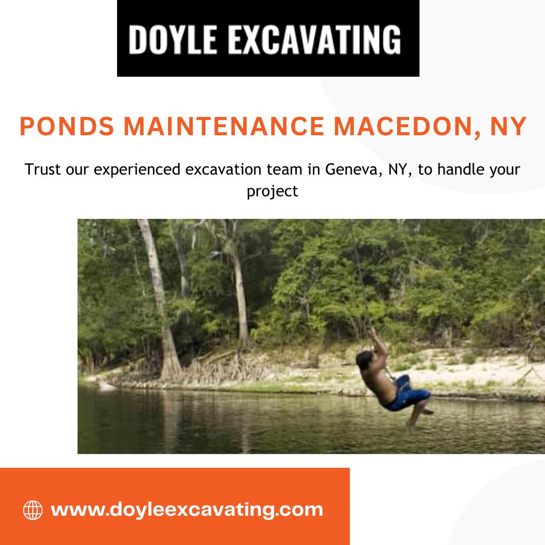 Ponds Maintenance macedon, NY - Doyle Excavating - Medium