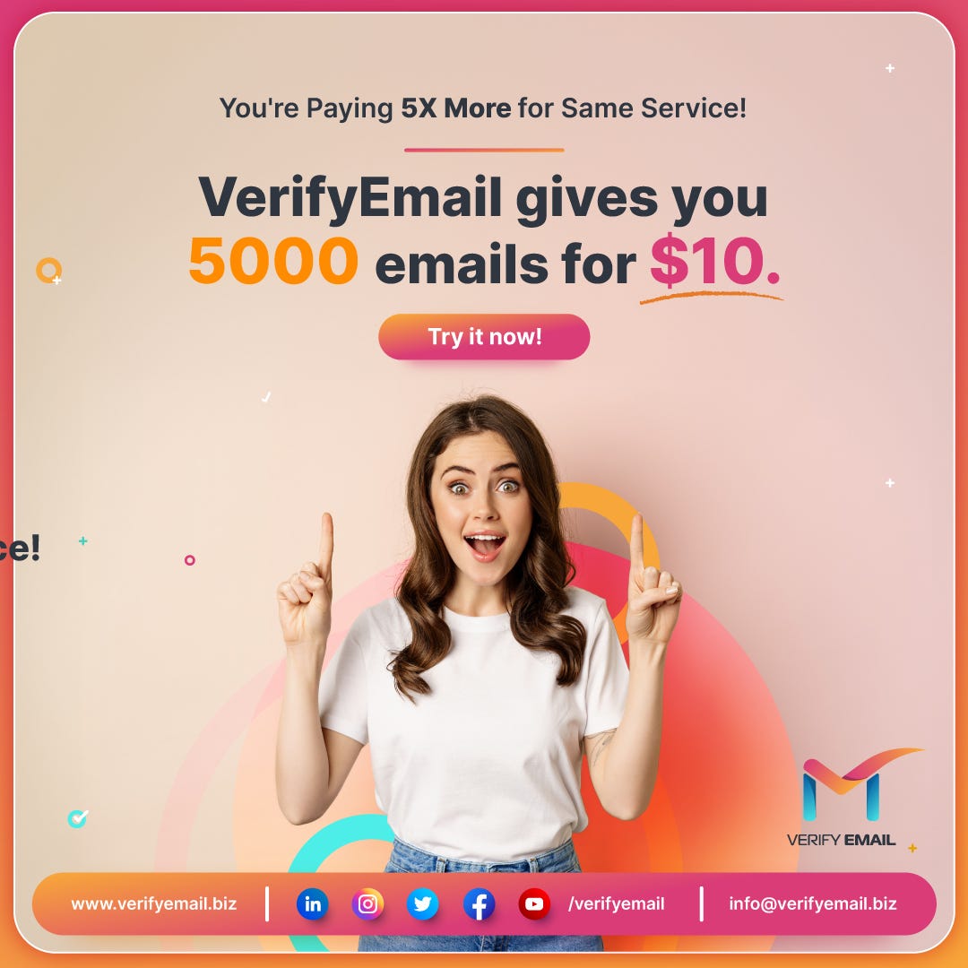 Did you know that the average business pays $10 to verify 1000 emails? - Verifyemailseo - Medium
