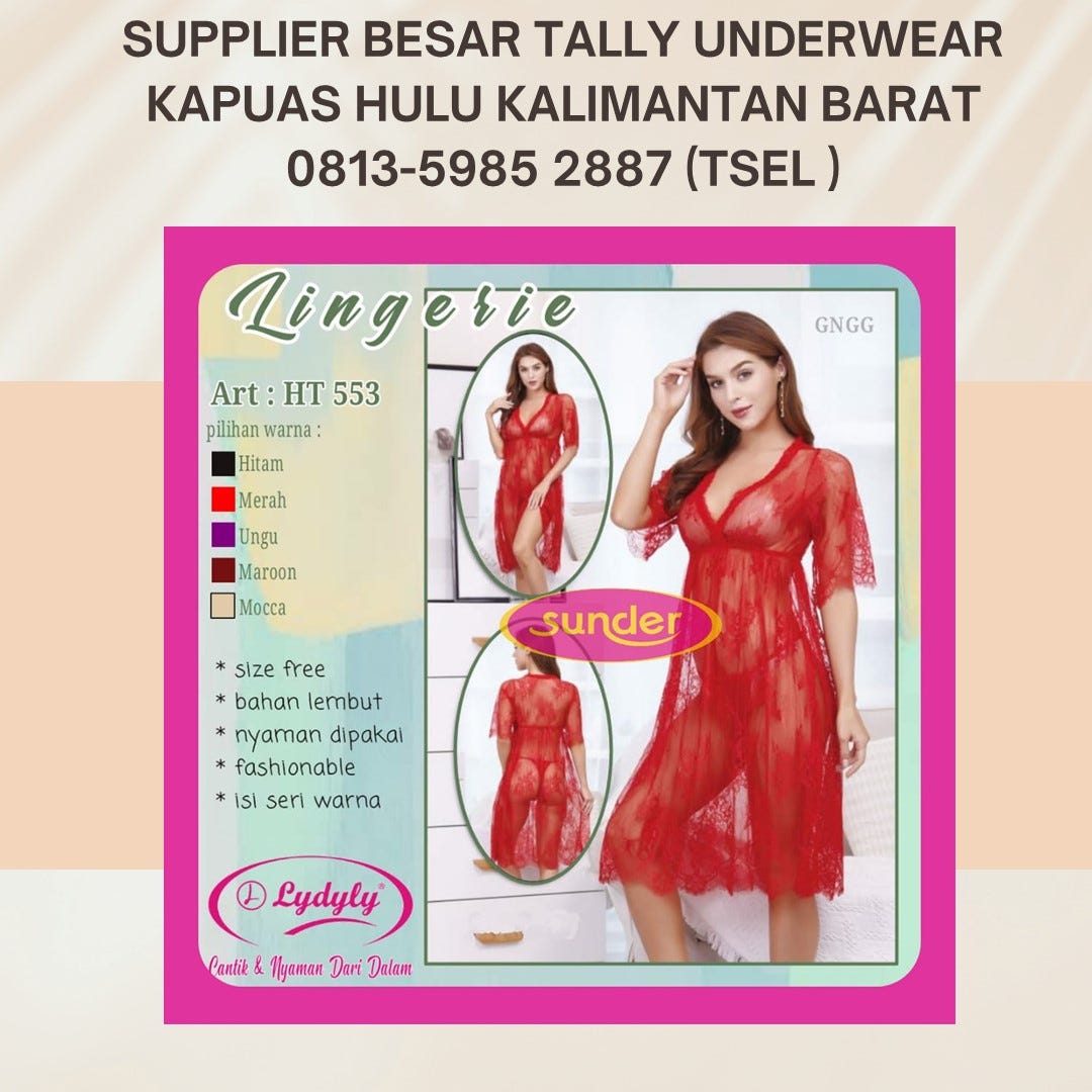 Supplier Besar Tally Underwear Kapuas Hulu Kalimantan Barat 0813–5985 2887 (Tsel ) | by Supplier ...