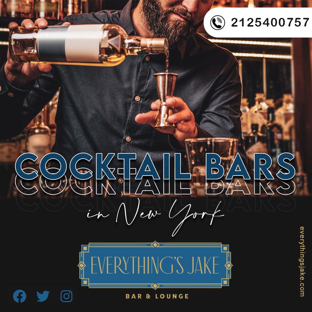 Are you looking for the top Cocktail Bars in New York? Visit EVERYTHING’S JAKE - EVERYTHING'S ...