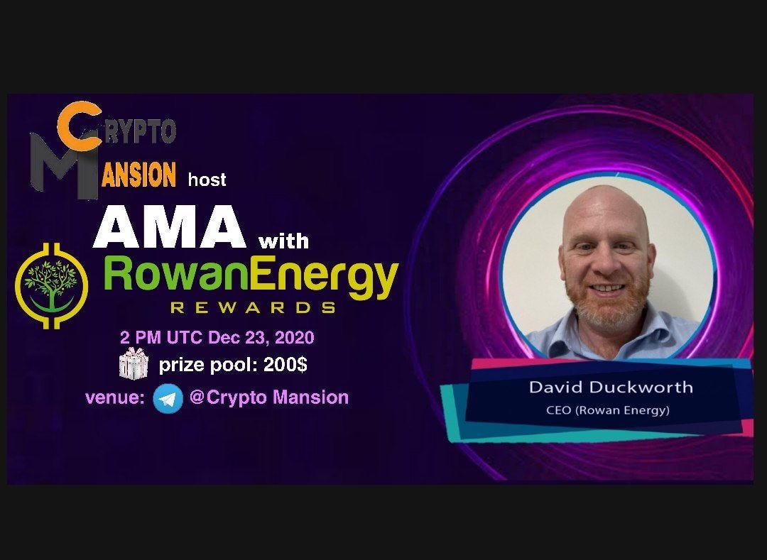 Recap of Rowan Energy AMA Event Held at Crypto Mansion | by Crypto ...