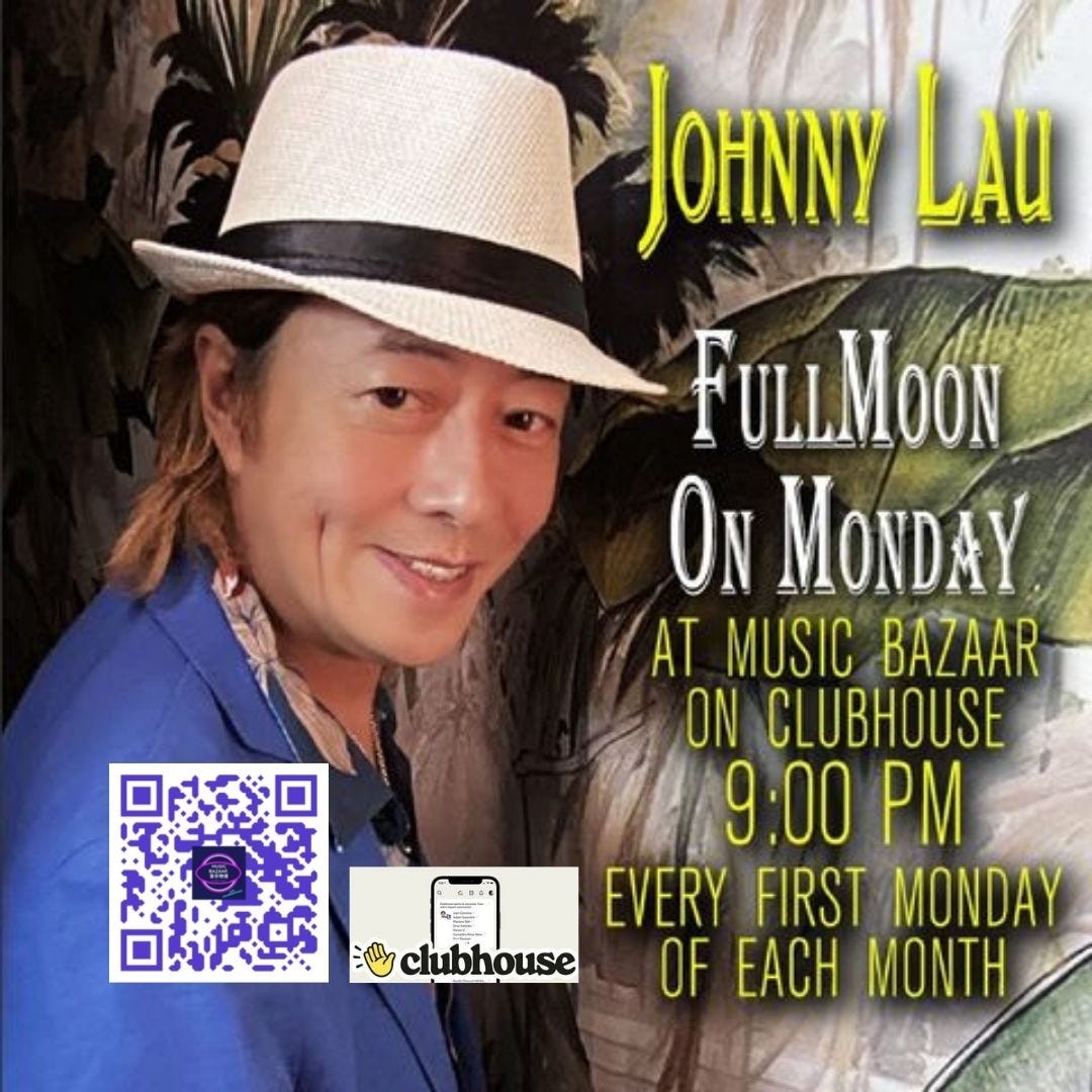 JOHNNY LAU ON CLUBHOUSE’S MUSIC BAZAAR CLUB | by BK HAN | Medium