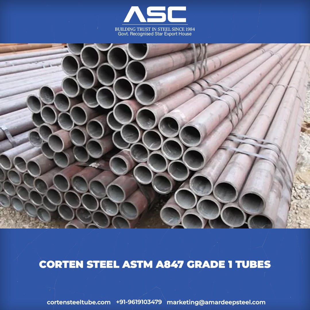 Corten Steel ASTM A847 Grade 1 Tubes | by Corten Steel Tube | Medium