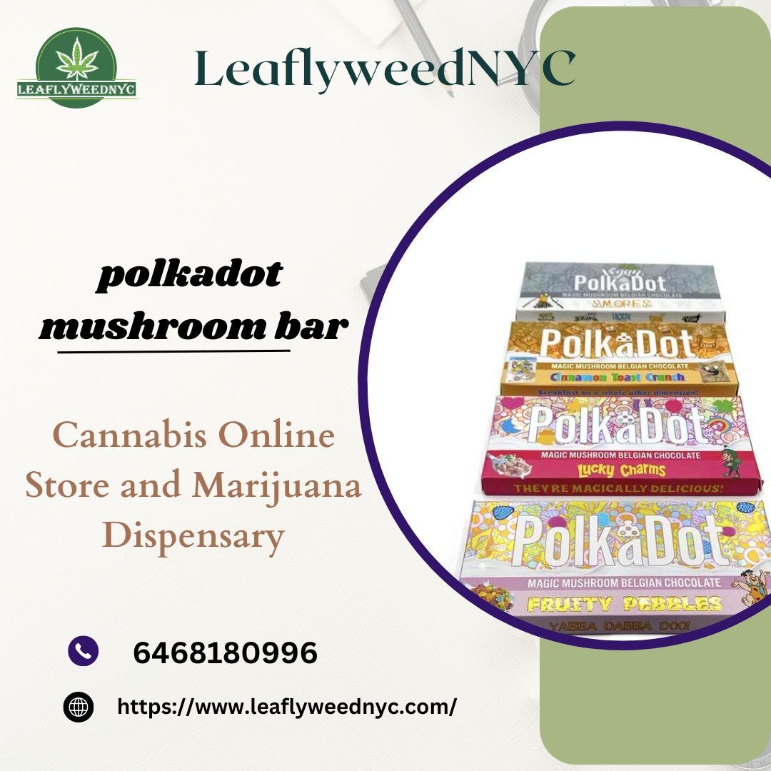 Polkadot Mushroom Bar: A Psychedelic Treat for Mind and Body | by ...