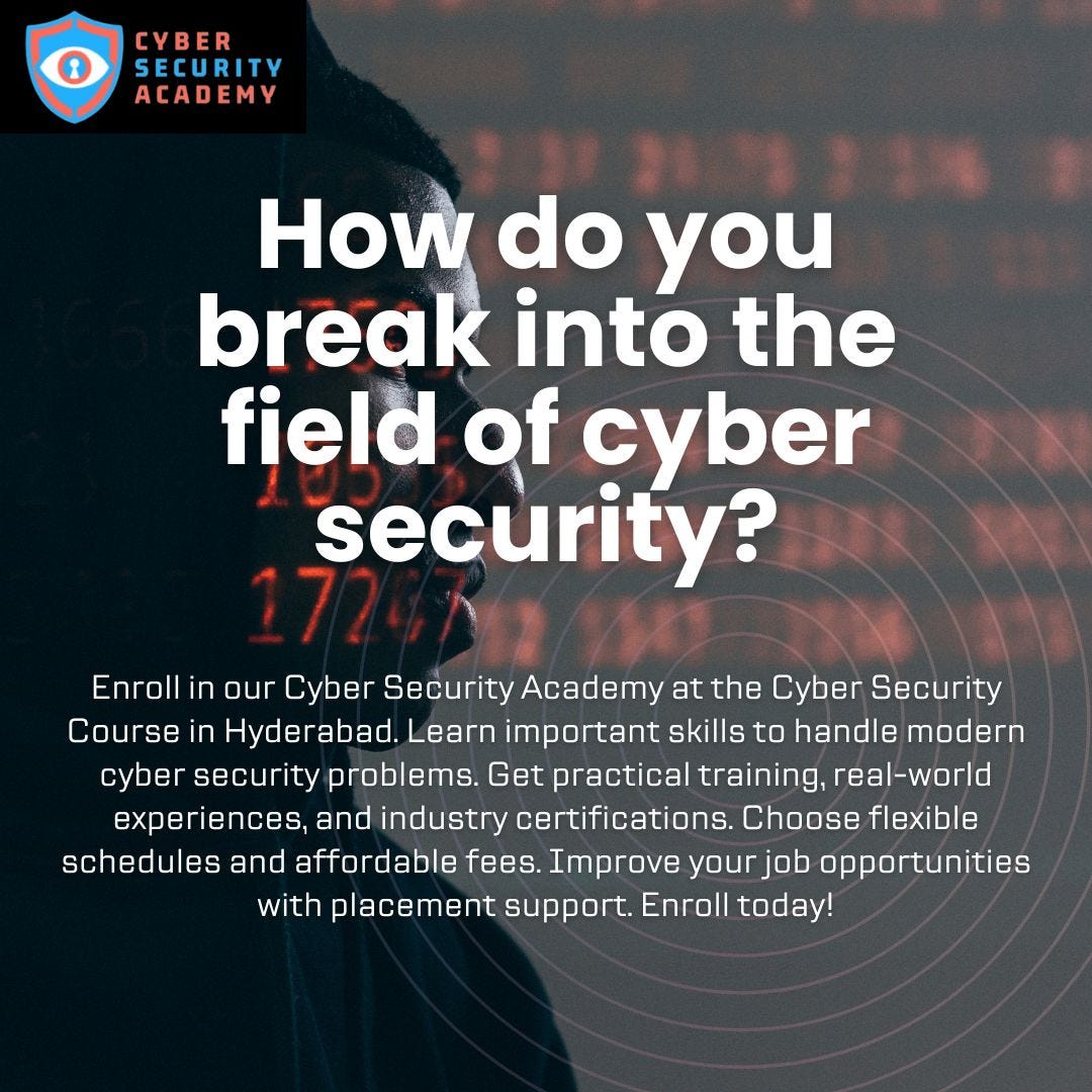 How do you break into the field of cyber security? | by Cyber Security ...