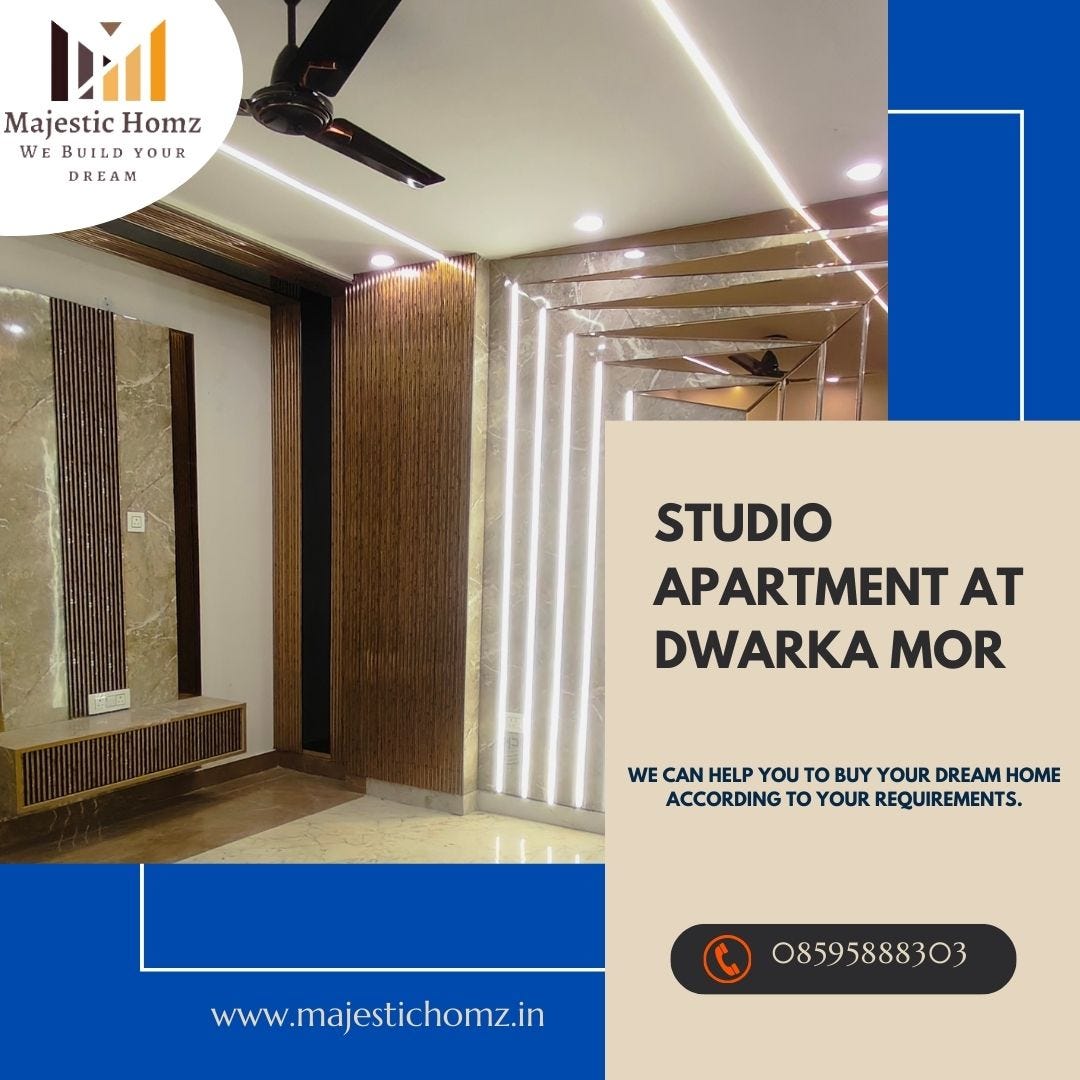 The History of Studio Apartment At Dwarka Mor - Majestic homz - Medium