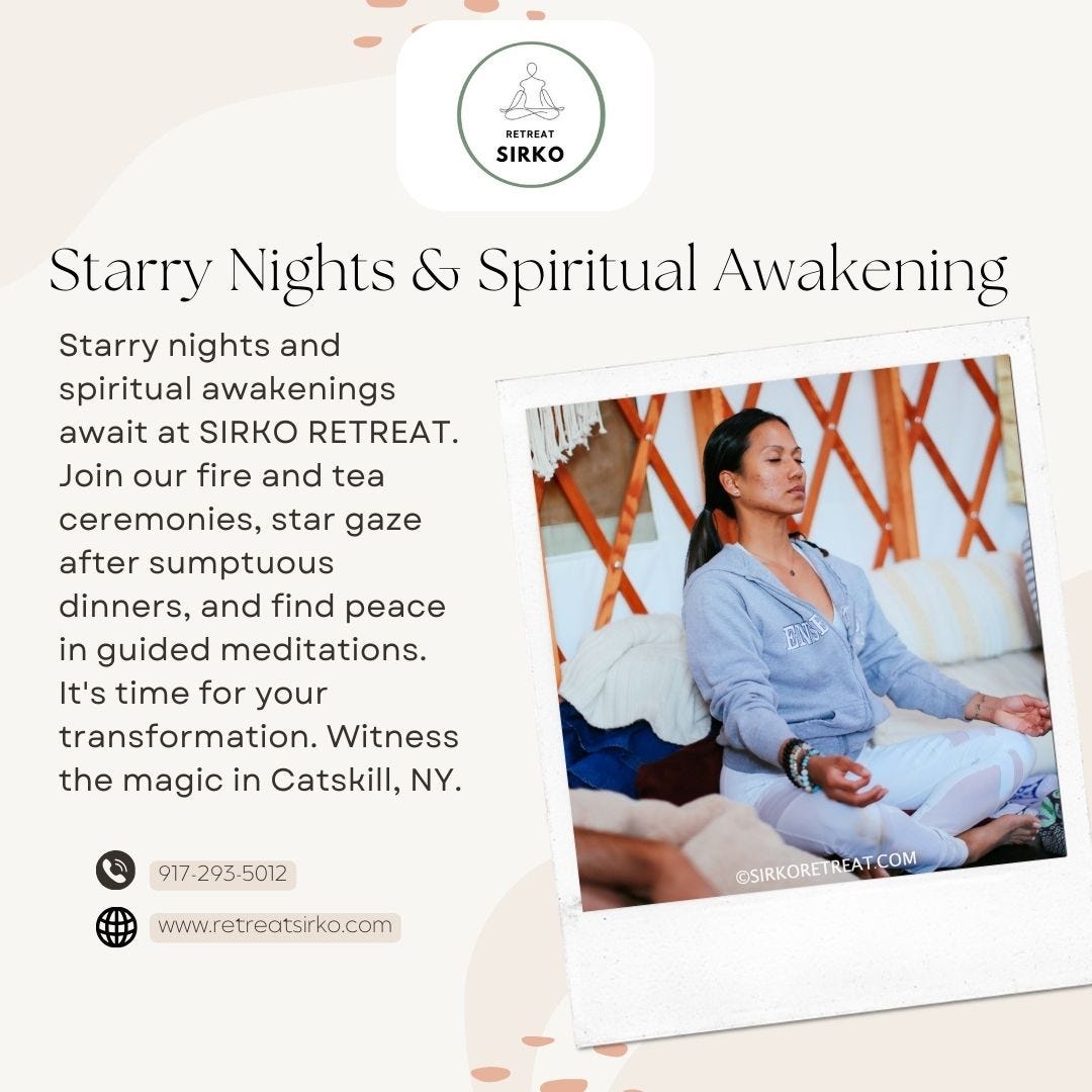 Starry Nights & Spiritual Awakening Starry nights and spiritual awakenings await at SIRKO ...