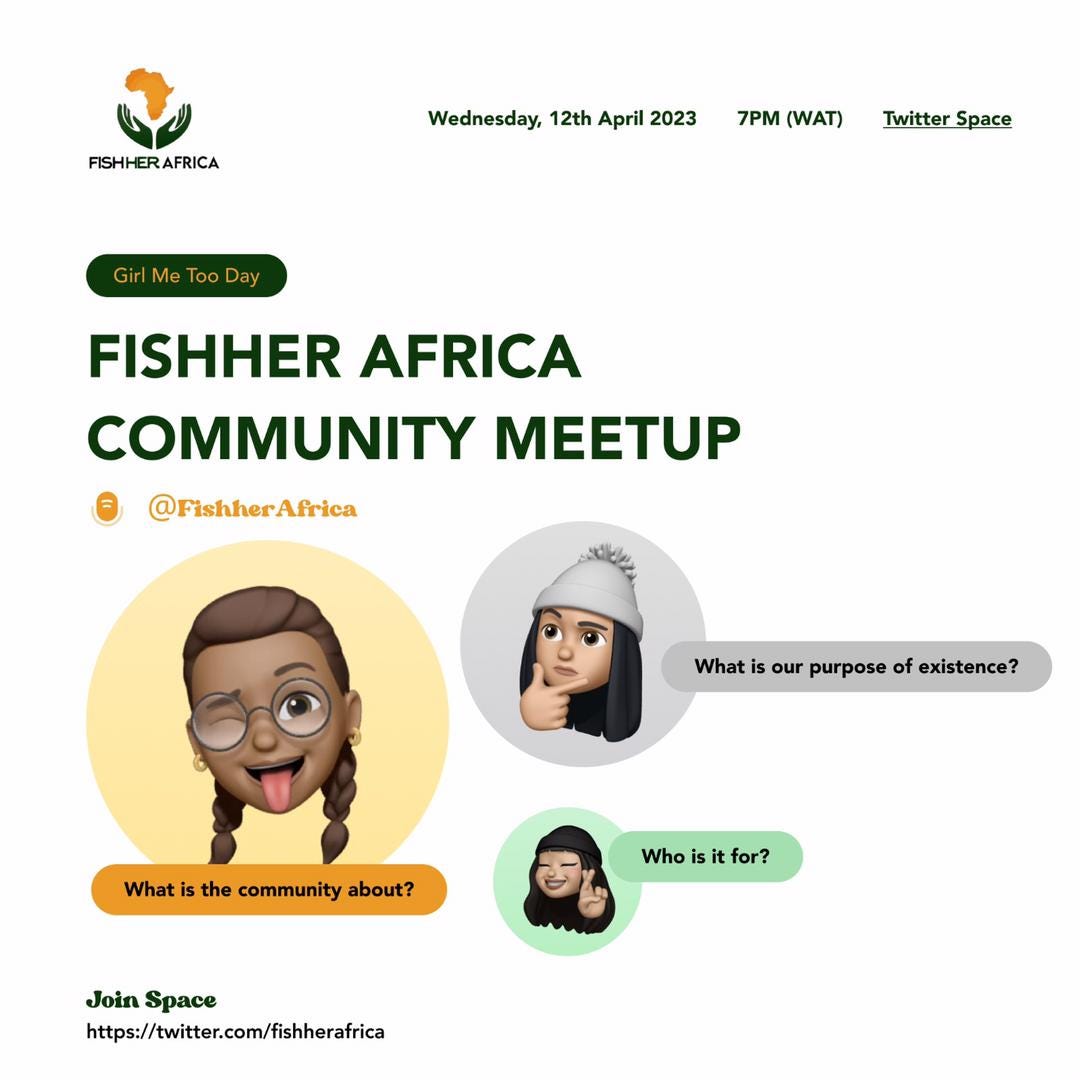 FishHer Africa Community Meetup. Hello amazing FishHer ladies. Welcome ...