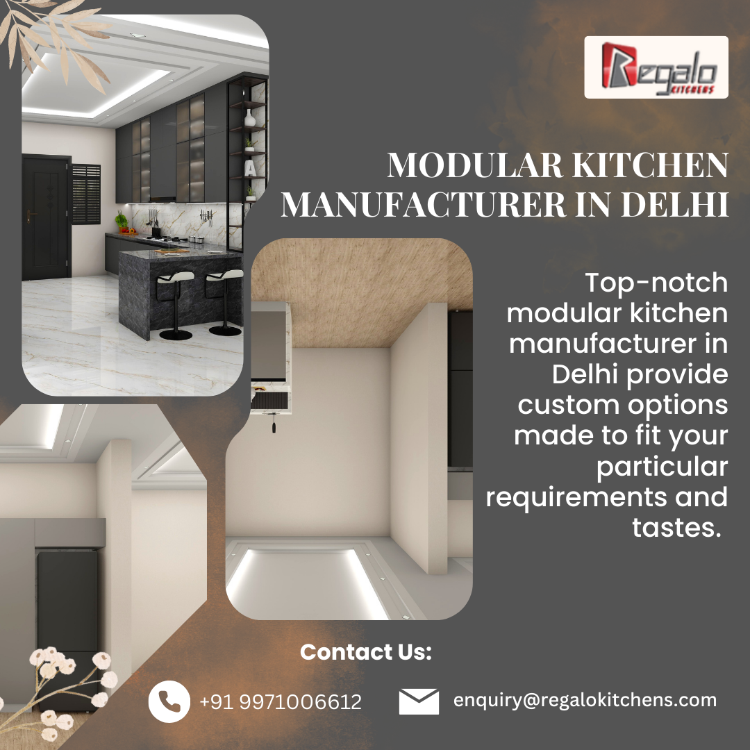 Modular Kitchen Manufacturer In Delhi | Regalo Kitchens - Kitchen ...