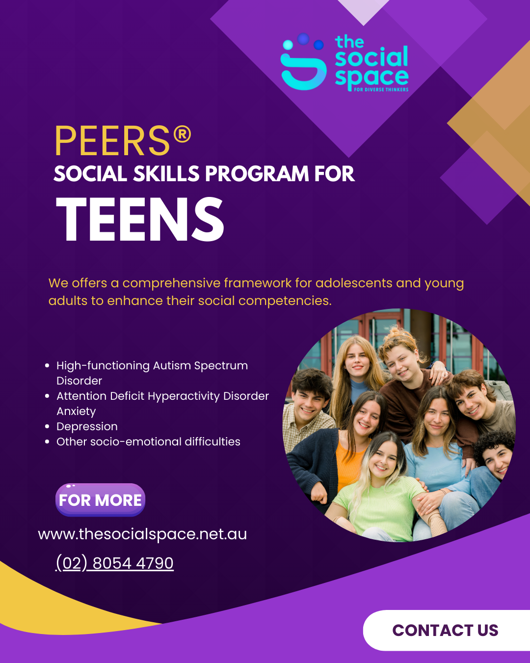 Enhancing Social Skills in Adolescents with The PEERS® Programs! - The ...