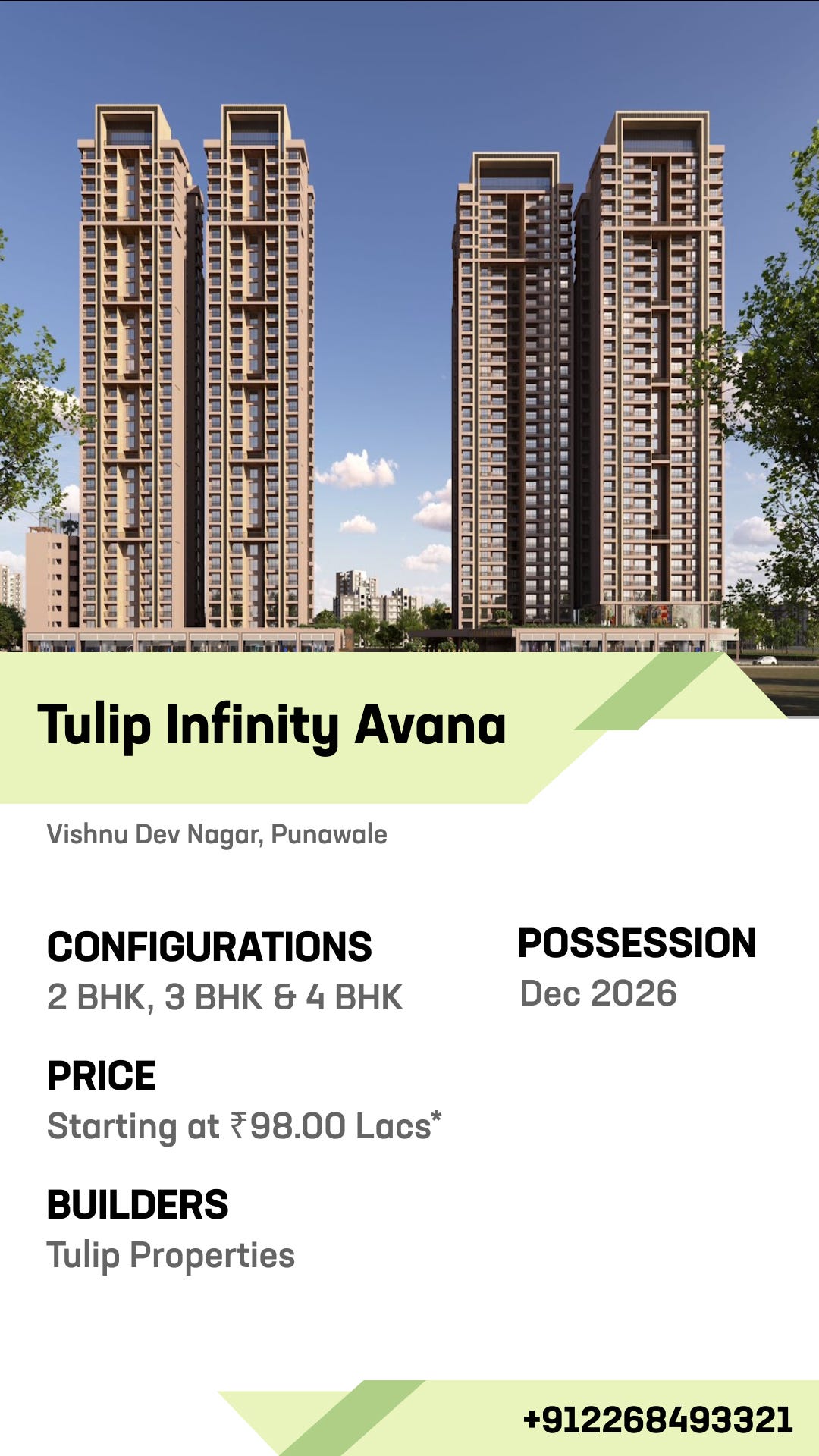 Tulip Infinity Avana — 2,3&4 BHK Homes in Pune | Dwello - sai patil ...
