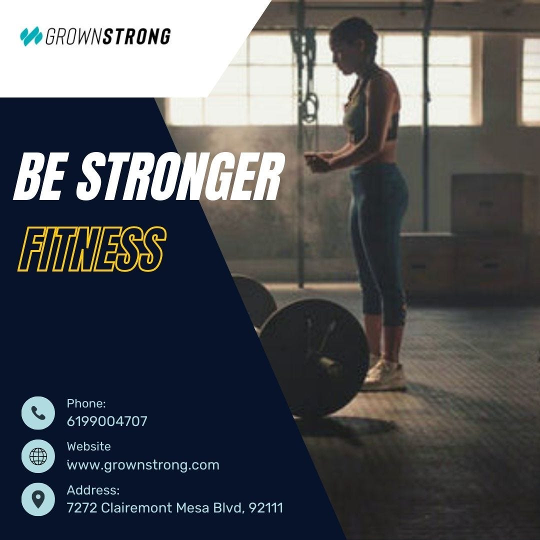 GROWN STRONG: Become Your Best Self with Be Stronger Fitness - Grown ...