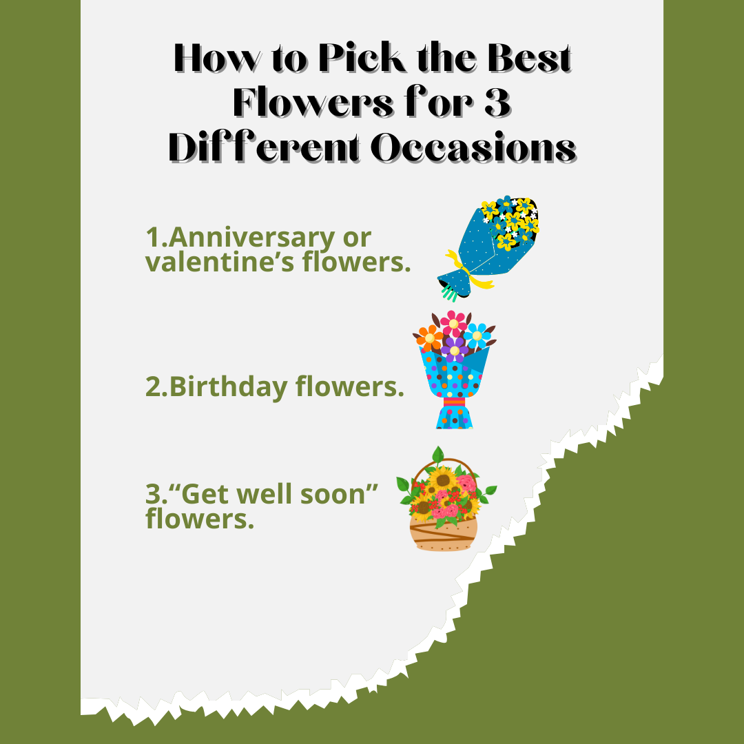 Guide to Choosing Flowers for 3 Different Occasions | by Flowers and ...