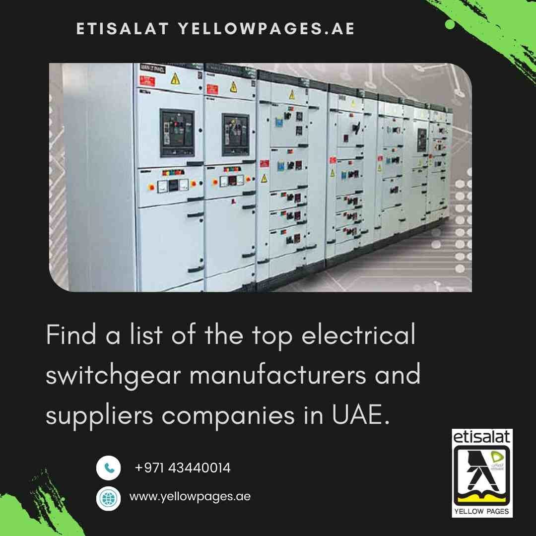 List of Electrical Switchgear Companies in UAE - sharik shek - Medium