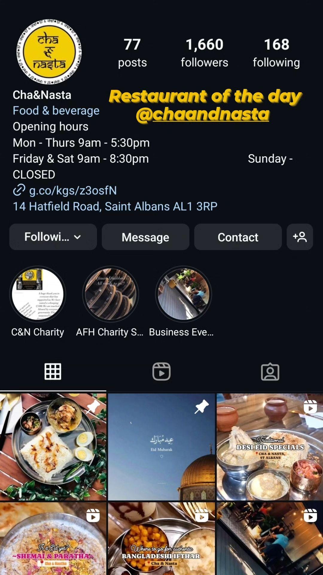 Cha & Nasta, St. Albans: Restaurant of the Day - Zeeshan Zaidi - Medium