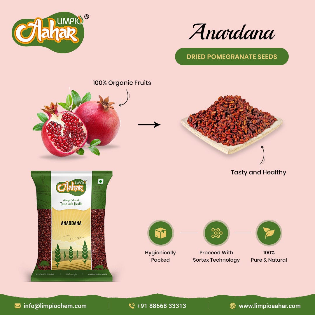 Anardana. Dried Pomegranate Seeds - •100% Organic… | by Limpio Aahar ...