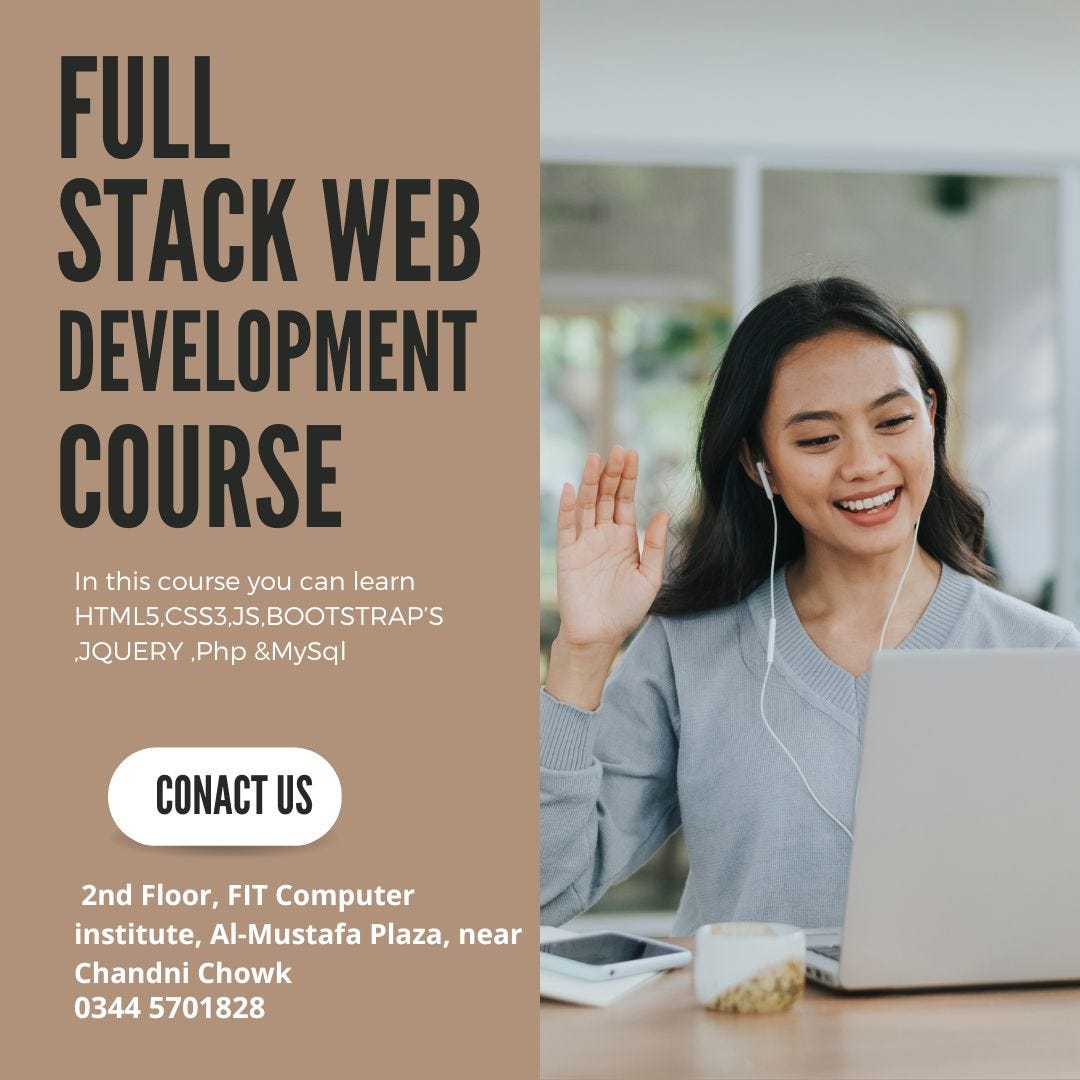 Full Stack Web Development Course In Rawalpindi Islamabad | by FIT ...