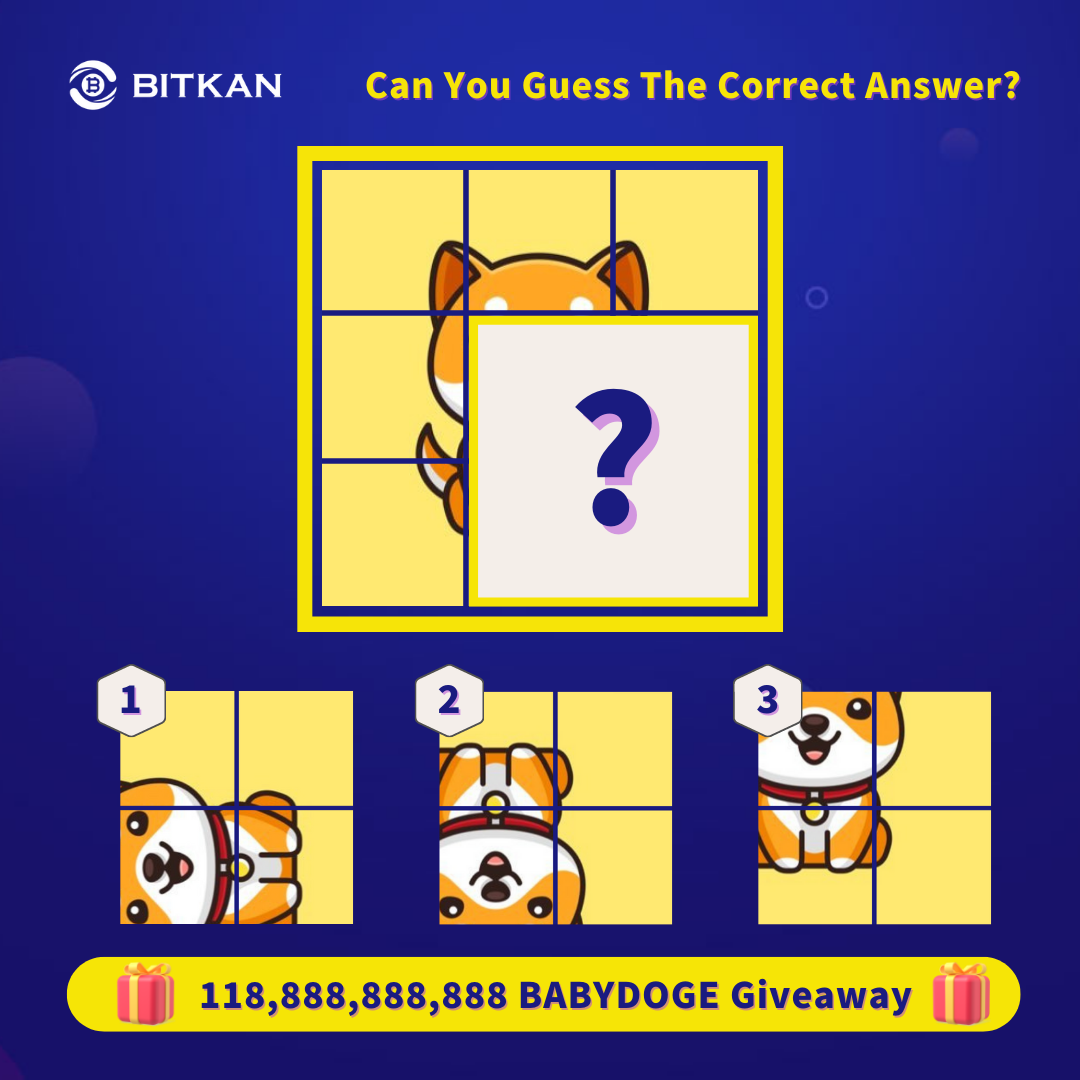 118,888,888,888 Baby Doge Coin (BABYDOGE) Airdrop Giveaway By BitKan ...