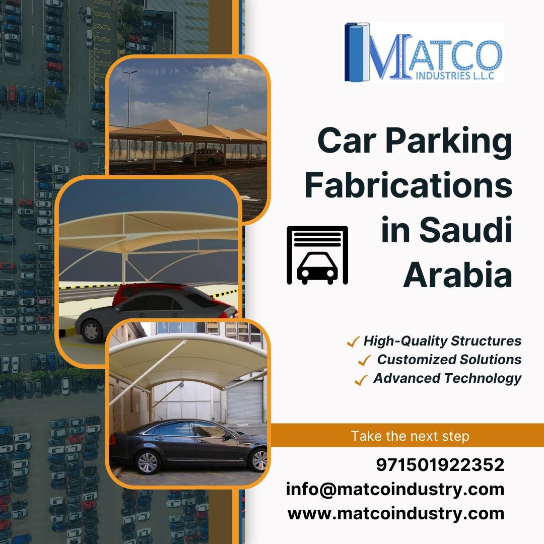 Car Parking Fabrication in Saudi Arabia - Matco Industry - Medium