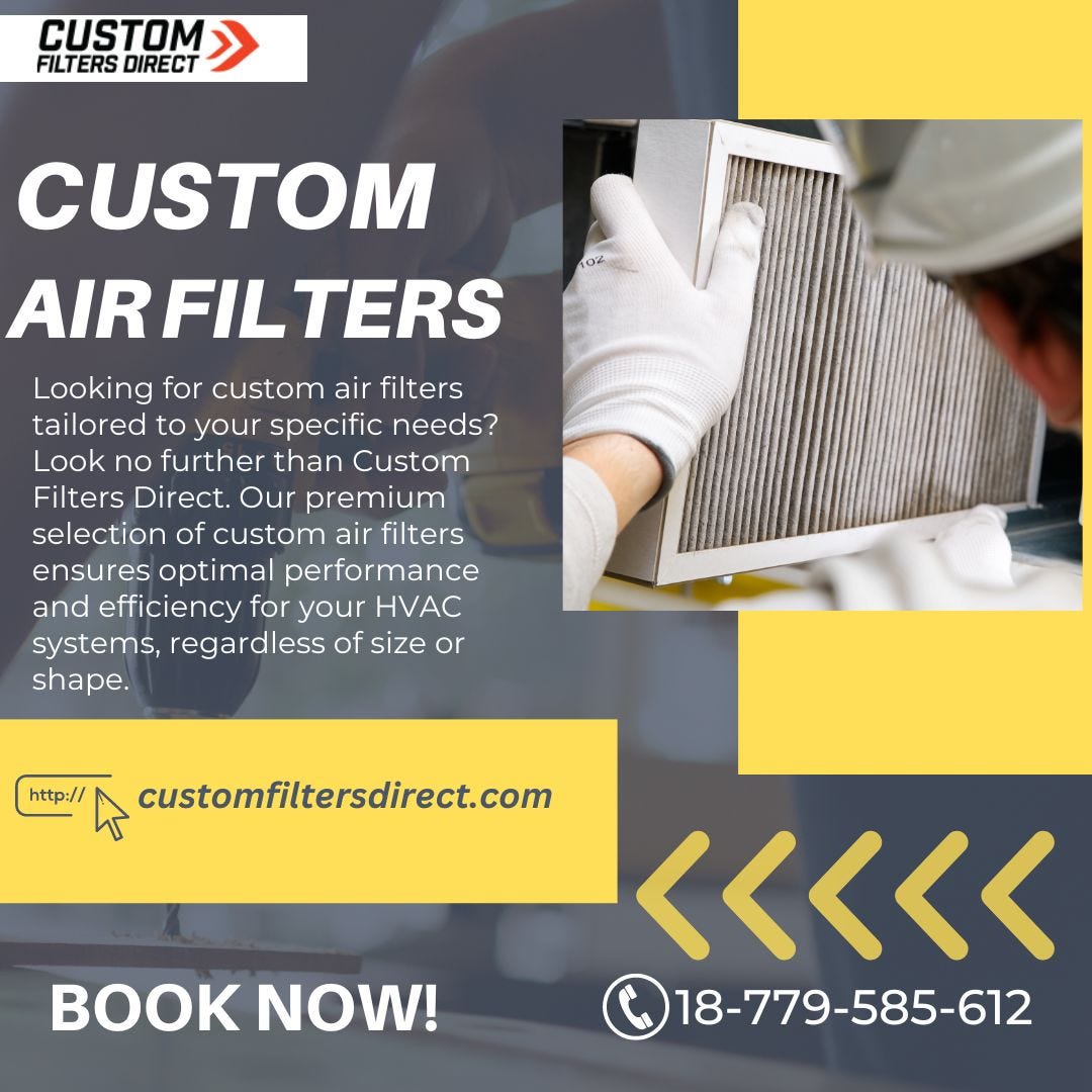 Custom air filters - Directcustomfilters - Medium