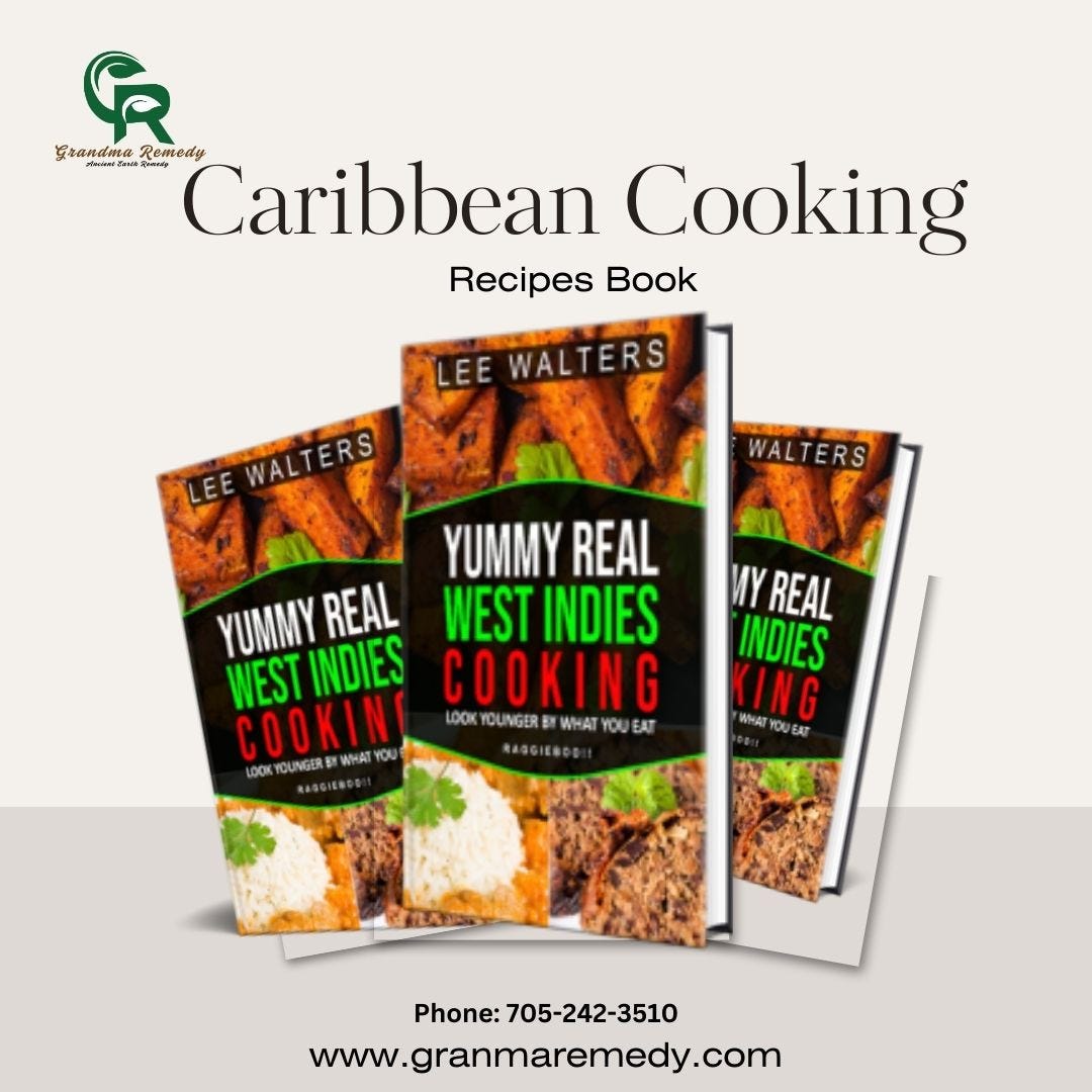 Caribbean cooking recipes book - Grandmaremedy - Medium
