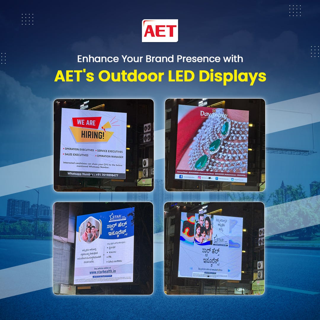 Enhance Your Brand Presence with AET’s Outdoor LED Displays | by AET LED Displays | Mar, 2024 ...
