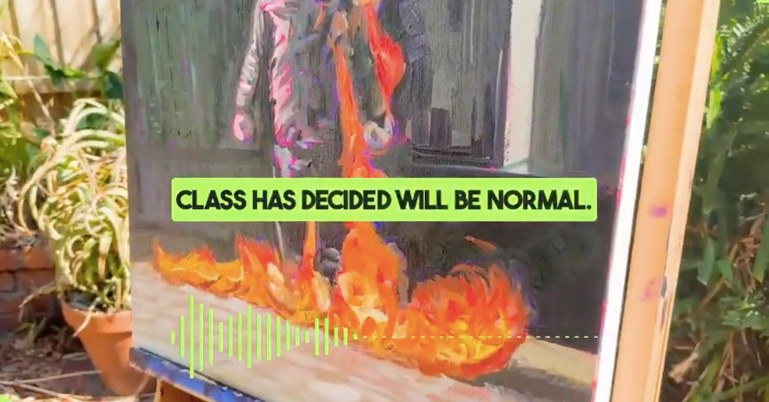 New Painting And Video: The Self-Immolation Of Aaron Bushnell | by ...