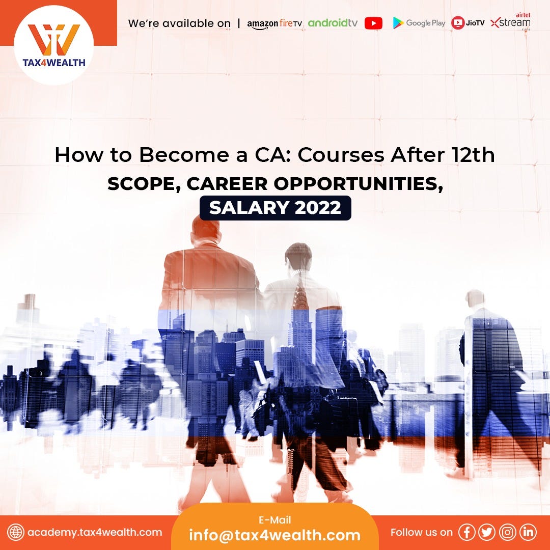 How to Become a CA: Course, Fees, Career Opportunities, Salary-2022 ...